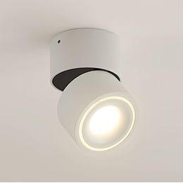 ARCCHIO LED-Deckenstrahler Rotari, weiß, 1-flg., 681lm