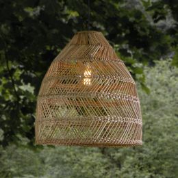 PR Home Hängeleuchte Maja, Rattan natur, Ø 53 cm, IP44