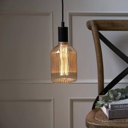 STAR TRADING LED-Lampe NGC Stripe E27 1W 1800K bernstein