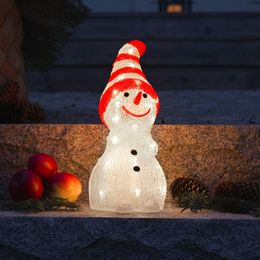 LED-Leuchtfigur Schneemann für außen, IP44