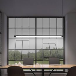 Osram LED-Hängeleuchte Office line Slab schwarz 4.000 K DIM