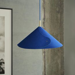 Osram H&auml;ngeleuchte Decor Flip, blau, Filz, E14, verstellbar