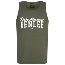 BEN LEE Benlee Shirt 'Ludica' Herren Gr&ouml;&szlig;e M oliv / wei&szlig;