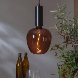 STAR TRADING LED-Dekolampe Cognac Apple E27 2W 1.800K