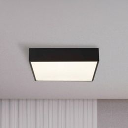 Searchlight LED-Bad-Deckenlampe Zeus, schwarz, Länge 30 cm, Metall