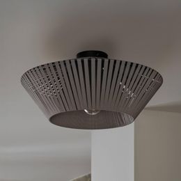 Osram Deckenlampe Decor Stripes grau, &Oslash; 40,5 cm, Textil, E27