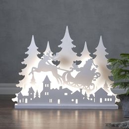 STAR TRADING LED-Dekoleuchte Grandy Weihnachtsmann, L&auml;nge 80cm