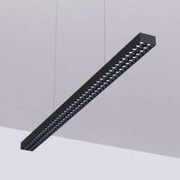 ARCCHIO LED-Büropendellampe Jolinda, schwarz, 118cm, up/down