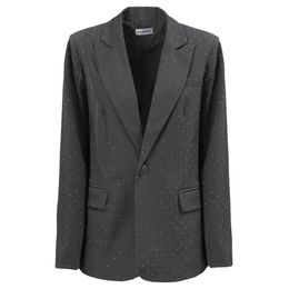 Influencer Blazer Damen Gr&ouml;&szlig;e 34 grau