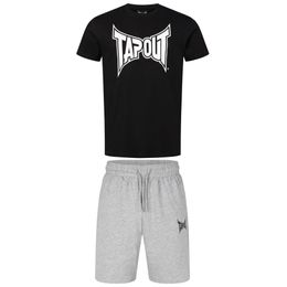 Tapout Jogginganzug 'Walker' Herren Gr&ouml;&szlig;e XXL graumeliert / schwarz