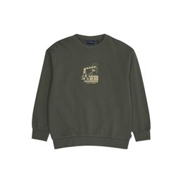 Only & Sons Junior Sweatshirt 'OSJSUMON' Jungen Gr&ouml;&szlig;e 110/116 sand / oliv