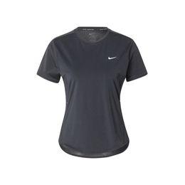 Nike Sportshirt 'Swift' Damen Gr&ouml;&szlig;e M hellgrau / schwarz