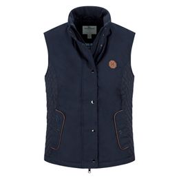 Horseware Wachsweste Newmarket blau Damen M