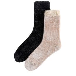 next Socken Damen Gr&ouml;&szlig;e 36/41 creme / schwarz