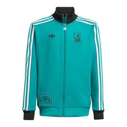 Adidas FC Liverpool Icon Track Sweatshirt Kids Grün, Größe 152, Kinder, Fan Artikel - 11teamsports