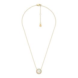 Fossil Necklace female size One size Gold / Transparent / White