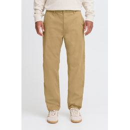 Chinohose Blend "BHNATAN WIDE LEG CHINO", Herren, Gr. 36, Länge 34, bunt (sand braun), Web, Obermaterial: 98% Baumwolle, 2% Elasthan, unifarben, Modisch, relaxed fit knöchellang, Hosen