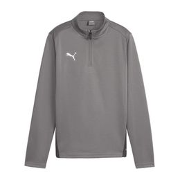 Puma teamGOAL Training 1/4 Zip Sweatshirt Kids Grau F13, Größe 152, Kinder, Bekleidung - 11teamsports