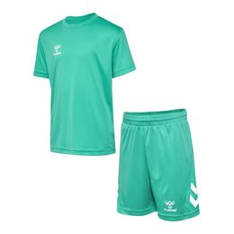 Hummel hmlLOGO Training Set Kids Grün F6507, Größe 12 (152), Kinder, Bekleidung - 11teamsports