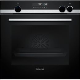 Siemens Pyrolyse Backofen "HR578GFS7F", Energieeffizienz: A+ (A+++-D), grau (edelstahl), B:59,4cm H:59,5cm T:54,8cm, Backöfen