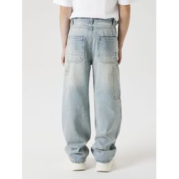 5-Pocket-Jeans name it "NKMRYAN für Jungen mit geradem Bein und 5-Pocket-Style", Jungen, Gr. 134, N-Gr, vintage light blau denim, Denim/Jeans, Obermaterial: 100% Baumwolle, unifarben, straight fit knöchellang, Jeans, unifarben, casual, straight fit, Baumwolle, Denim, Topseller