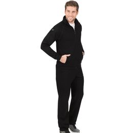 Jogginganzug TRIGEMA "TRIGEMA Freizeitanzug-Set", Herren, Gr. 3XL, schwarz, 100% Baumwolle, Sportanzüge