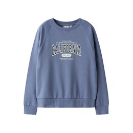 name it Sweatshirt 'NKFVENUS' M&auml;dchen Gr&ouml;&szlig;e 134/140 marine / schwarz / wei&szlig;