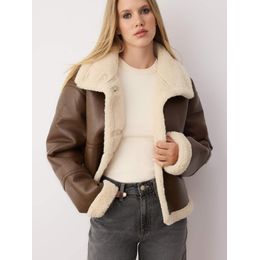 Trendyol Jacke Damen Gr&ouml;&szlig;e S braun Winterjacke
