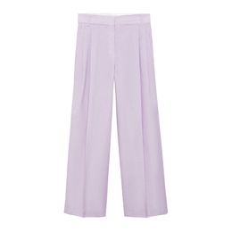 Mango Hose Damen Gr&ouml;&szlig;e 36 flieder / offwhite
