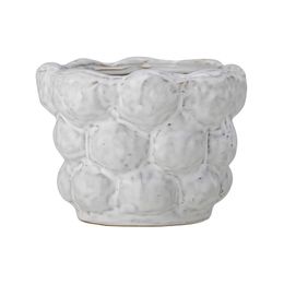 Bloomingville Blumentopf "Dieter" in Weiß - (H)12 x Ø 16 cm - 14% | Kerzen-vasen