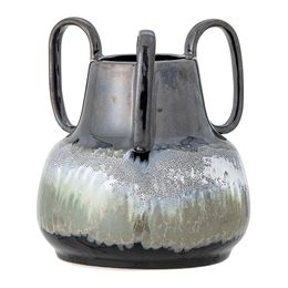 Bloomingville Vase "Selim" in Schwarz - (H)20 x Ø 18 cm - 16% | Kerzen-vasen