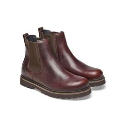 Birkenstock Leder-Chelsea-Boots "Highwood" in Braun - Weite S - 10% | Größe 42 | Herrenstiefel