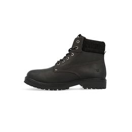 Wrangler Leder-Boots "Arch" in Schwarz - 55% | Größe 42 | Herrenstiefel