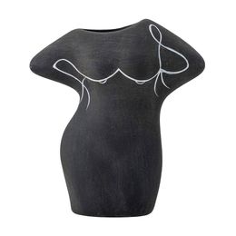 Bloomingville Vase "Lulu" in Schwarz - (B)14,5 x (H)16 cm - 11% | Kerzen-vasen