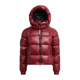 Jack1t Outdoor Jacket ' EZ Boxed Crop Puffer Lux ' female Red size XS