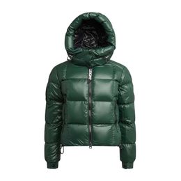 Jack1t Outdoor Jacket ' EZ Boxed Crop Puffer Lux ' female Green size XL