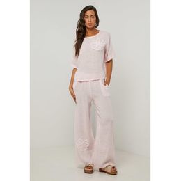 Le Monde du Lin Leinen-Hose in Rosa - 70% | Größe 40/42 | Damenhosen