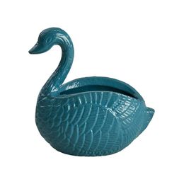 Rice Blumentopf in Petrol - (B)8,5 x (H)16 x (T)17 cm - 22% | Kerzen-vasen