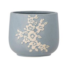 Bloomingville Blumentopf "Betino" in Hellblau - (H)13,5 x Ø 16 cm - 25% | Kerzen-vasen