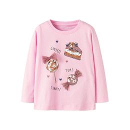 name it Longsleeve in Rosa - 10% | Größe 104 | Kinder-longsleeves