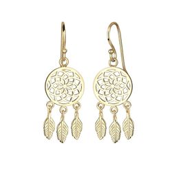 Elli Earrings 'Traumf&auml;nger' female Gold size One Size