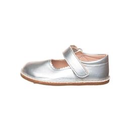 lamino Leder-Spangenballerinas in Silber - 61% | Größe 27 | Baby-schnuerschuh