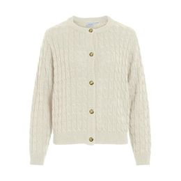 Vila Cardigan "Vipenne" in Creme - 37% | Gr&ouml;&szlig;e M | Damen-pullover-cardigans