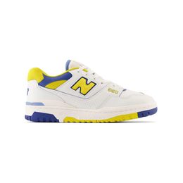 New Balance Leder-Sneakers "550" in Weiß/ Gelb - 52% | Größe 43 | Herrensneakers
