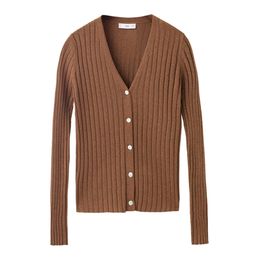 Mango Strickjacke 'FLURRY' Damen Gr&ouml;&szlig;e XL braun