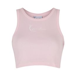 Karl Kani Top 'Small Signature Essential' Damen Gr&ouml;&szlig;e XL ros&eacute;