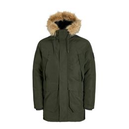 Jack & Jones Jack & Jones Winterparka 'CAMP' Herren Gr&ouml;&szlig;e M dunkelgr&uuml;n