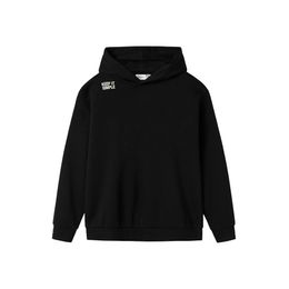 name it Sweatshirt 'NKMBRONX' Jungen Gr&ouml;&szlig;e 134/140 schwarz / wei&szlig;