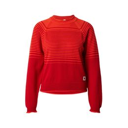 Blutsgeschwister Pullover 'Marvellous Minds' Damen Gr&ouml;&szlig;e L orange / rot