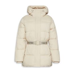 Calvin Klein Jeans Jacke Damen Gr&ouml;&szlig;e L beige Winterjacke